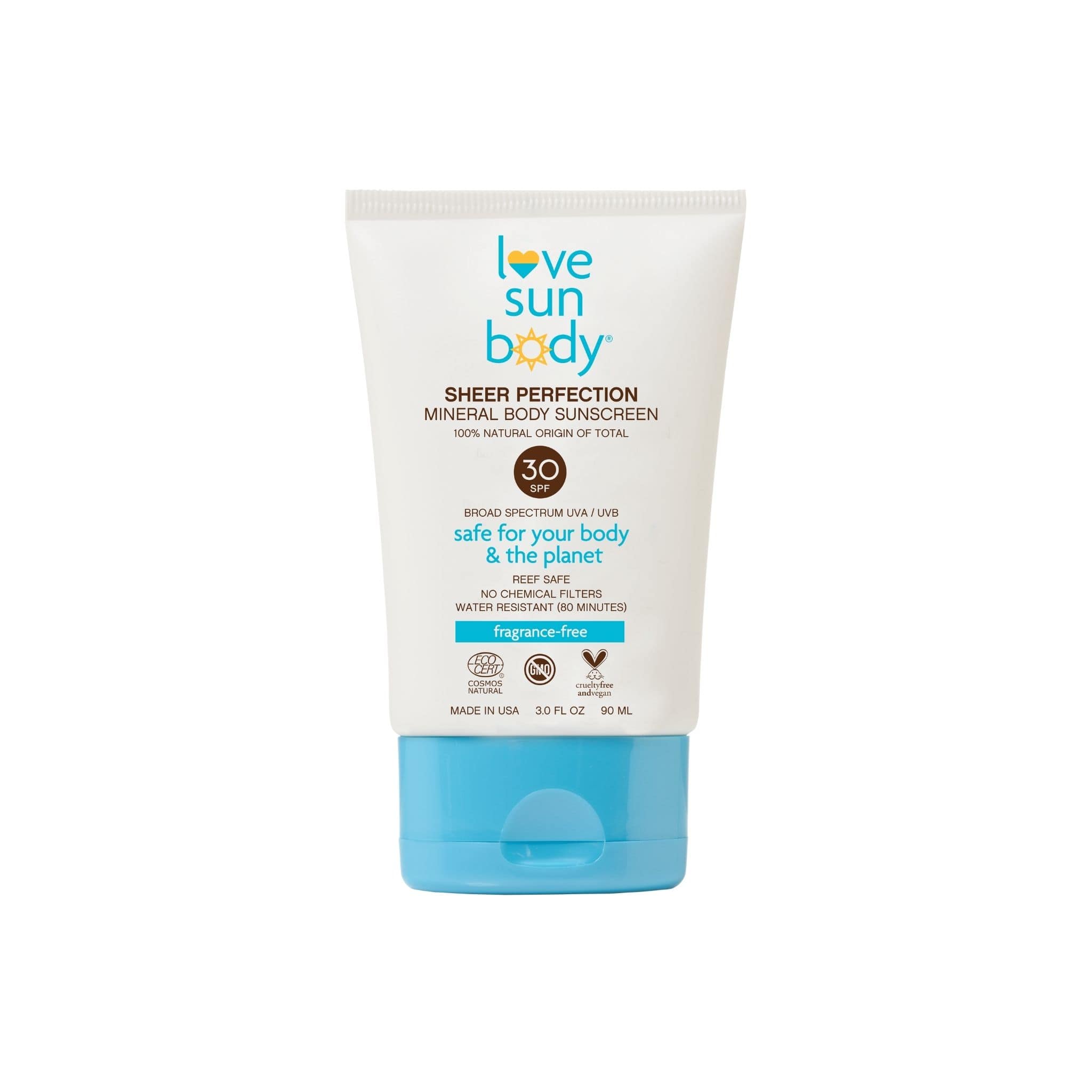 Love Sun Body - Mineral Body Sunscreen SPF 30 | Natural Me Beauty™